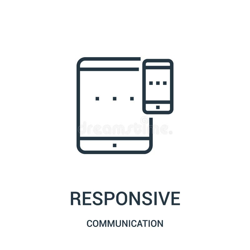 Responsive symbol stock vector. Illustration of design - 52453955