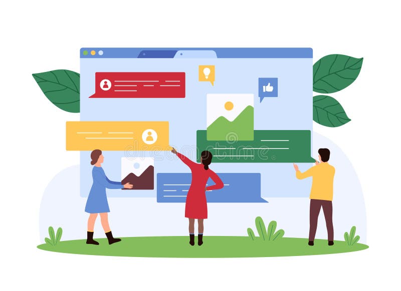 Responsive Social Media Ui Chat Messenger Mobile App Design Development By Tiny People Stock