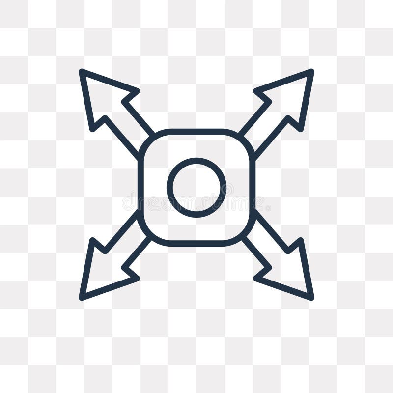 Responsive Vector Icon Isolated on Transparent Background, Linear ...