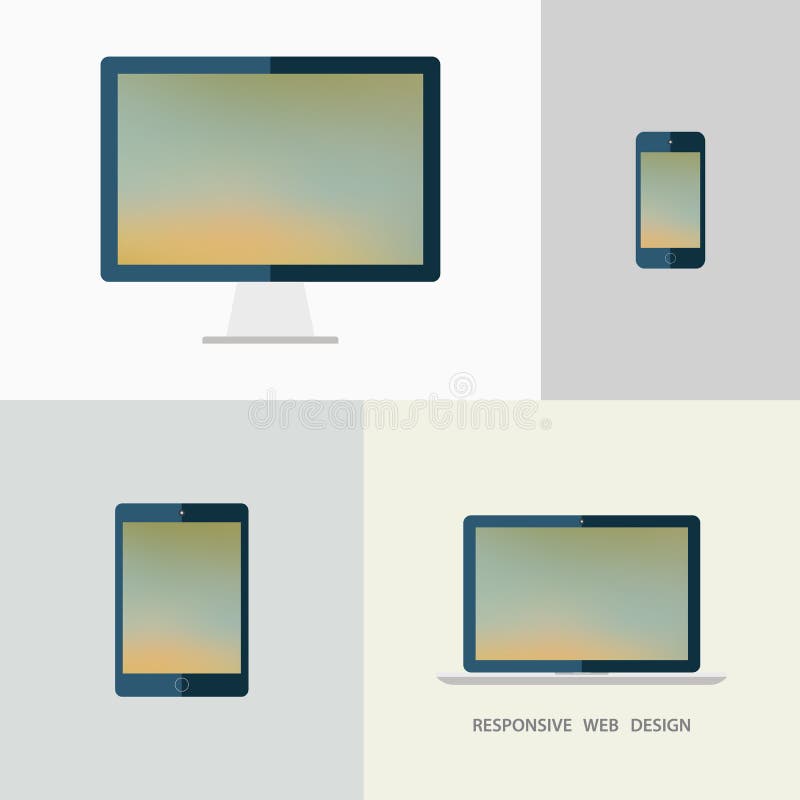 Desktop Monitor Workstation Graph Set Finance Diagram Infographic ...