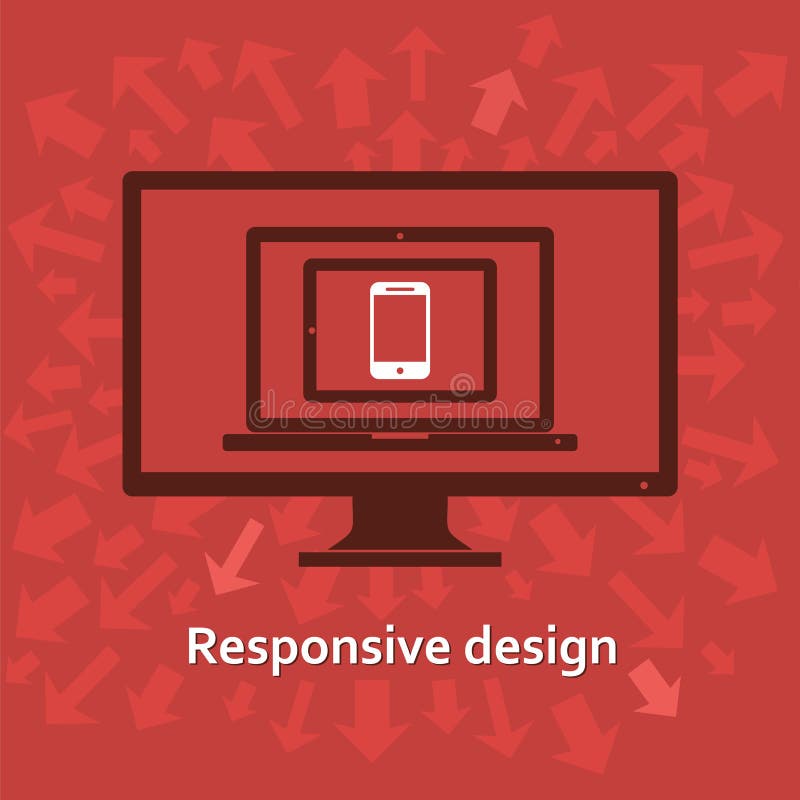 Responsive web design stock vector. Illustration of arrows - 32259041 Responsive web design stock vector. Illustration of arrows - 32259041