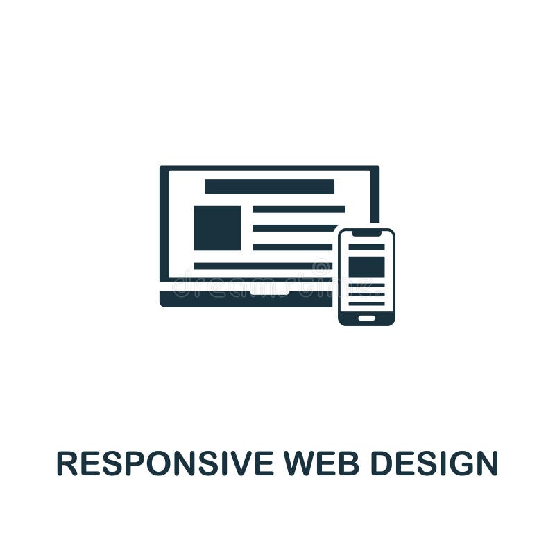 Responsive Web Design Icon. Creative Element Design from Content Icons ...