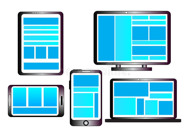 Responsive web design stock vector. Illustration of interface - 32258929 Responsive web design stock vector. Illustration of interface - 32258929