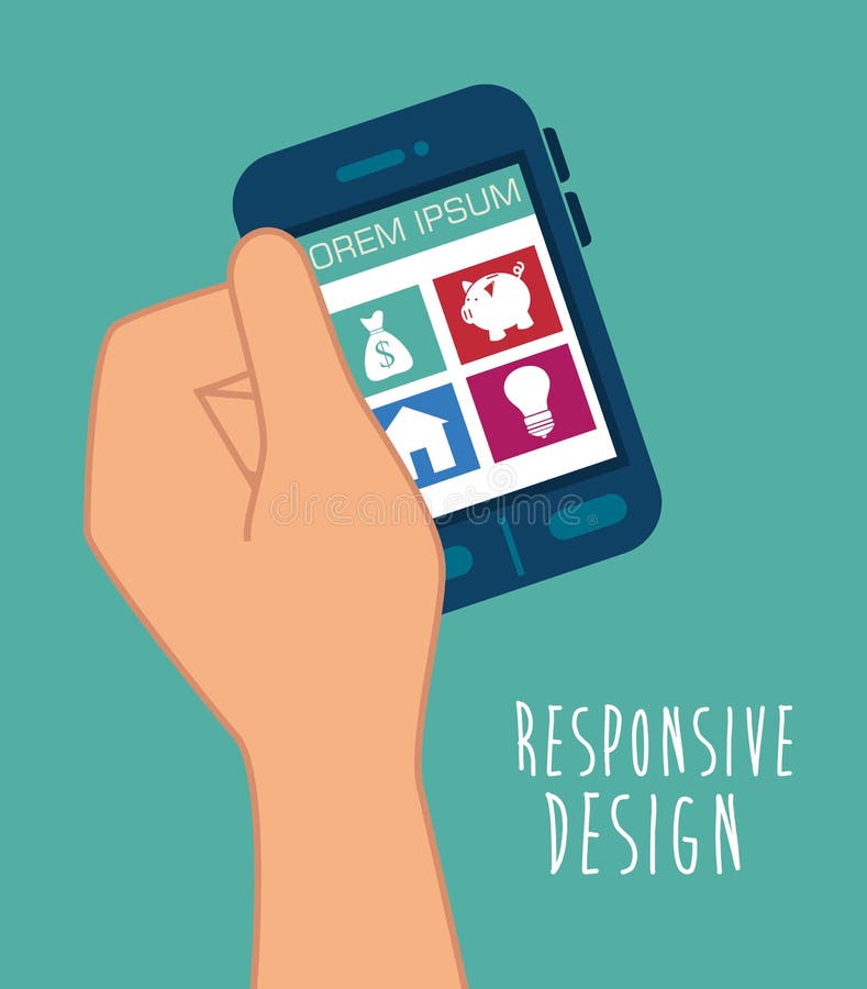 Responsive web design stock vector. Illustration of responsive - 60995063
