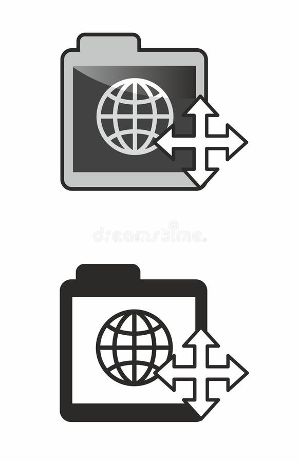 Responsive Web Design Icon or Symbol - Responsive Document - in Two ...