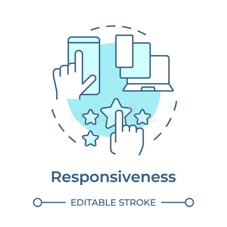 Responsiveness Icon Stock Illustrations – 1,510 Responsiveness Icon ...