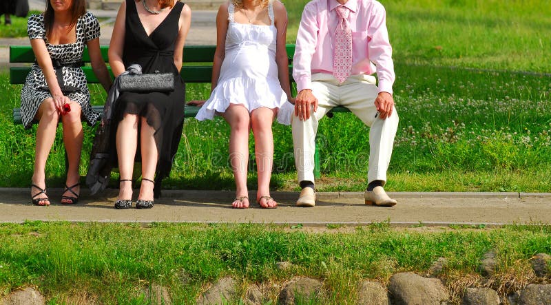 Rest stock image. Image of foot, rest, knee, person, bench - 2605385
