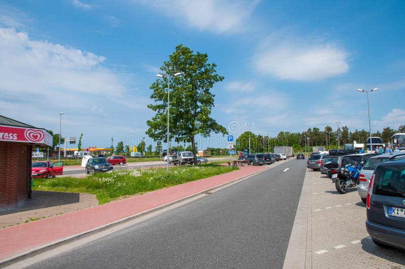 Rest Area Along the German Highway Editorial Photography - Image of ...
