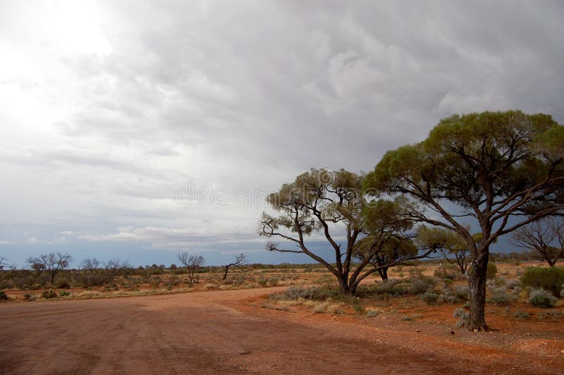Rest Area in Australian Outback Stock Image - Image of outback ...