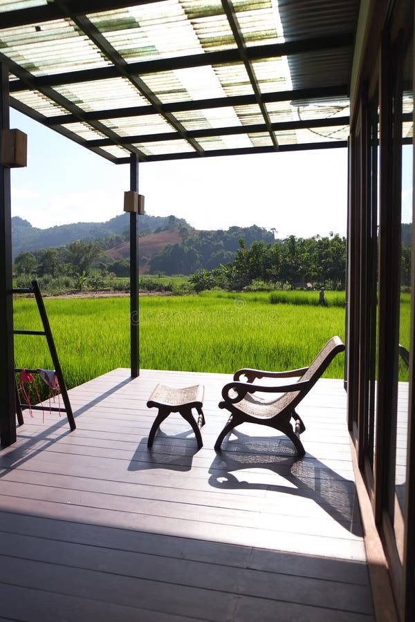 Rest area behind the house stock photo. Image of relax - 77857926