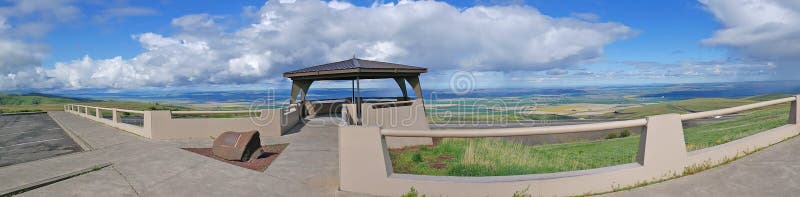 Rest Area Panoramic View stock image. Image of level - 47221725
