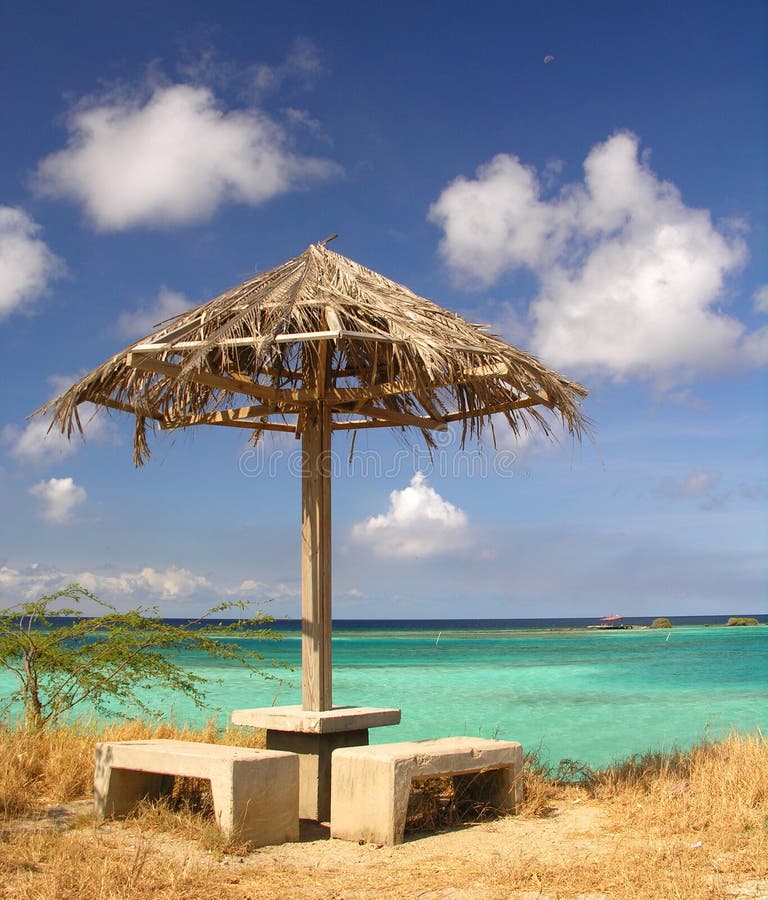 Rest Area in Paradies stock photo. Image of lagoon, chair - 138698
