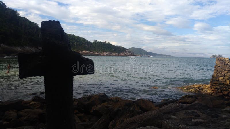 Rest in beach stock image. Image of cross, rest, beach - 120553731