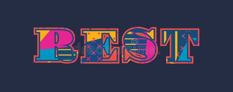 The Word Rest As Neon Glowing Unique Typeset Symbols, Luminous Letters ...