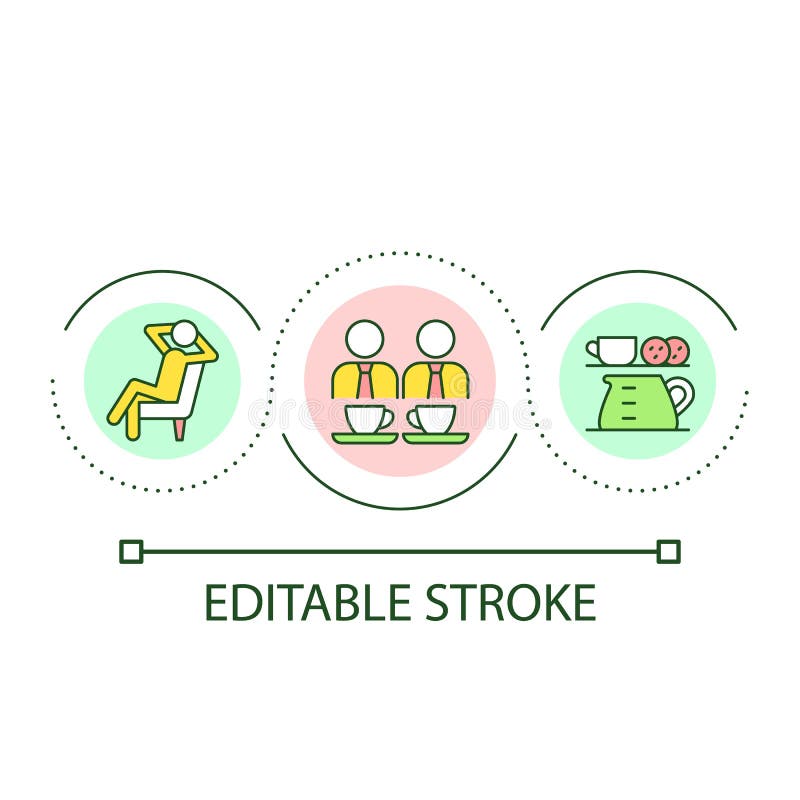 Colleague Coffee Icon Stock Illustrations – 380 Colleague Coffee Icon ...