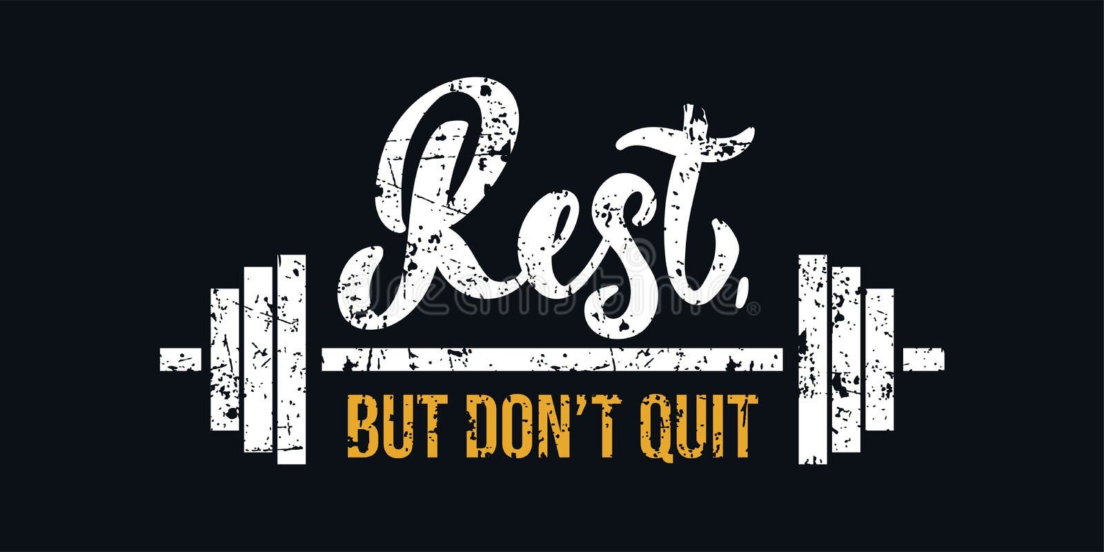 Get Fit Don`t Quit Fitness Motivation Quotes Sport Concept Stock