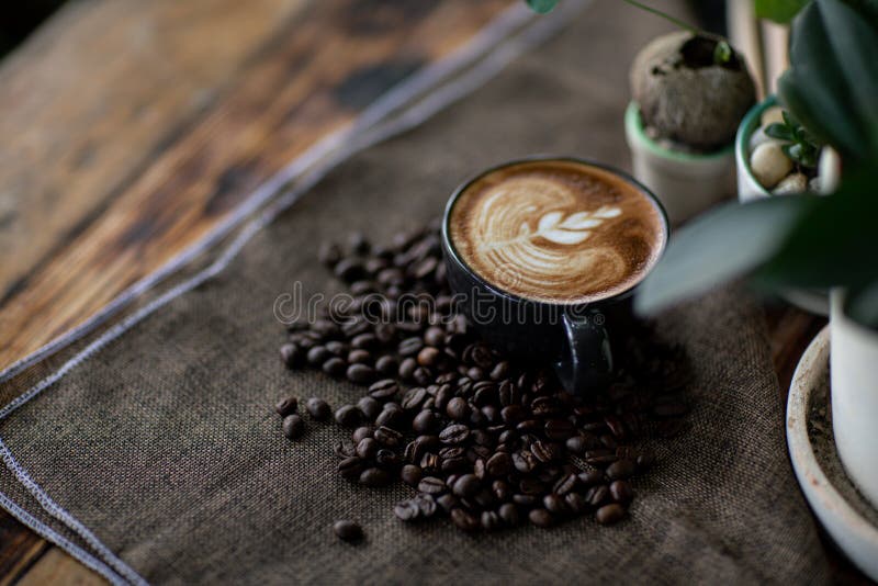 Rest and Enjoy Coffee at a Coffee Shop. Stock Photo - Image of enjoy ...