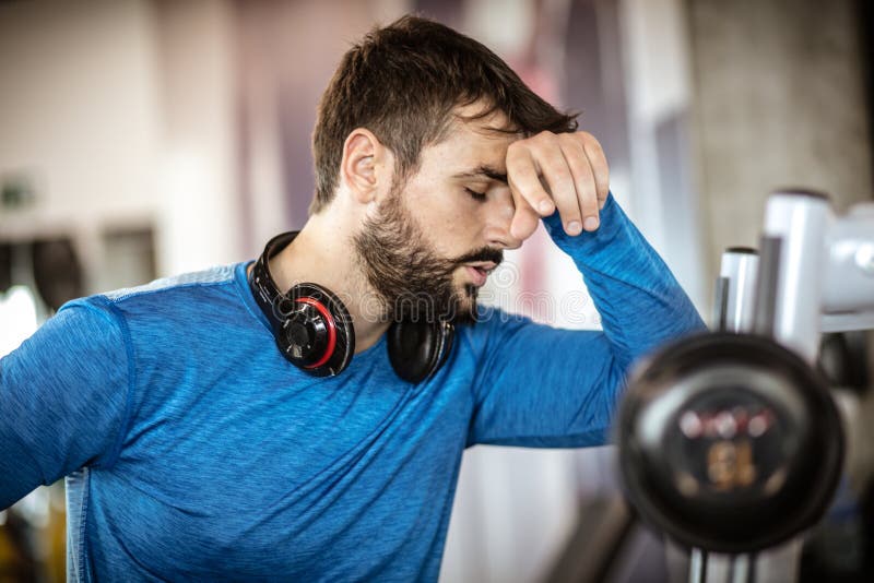 Rest after exercise. stock photo. Image of relaxation - 120385848