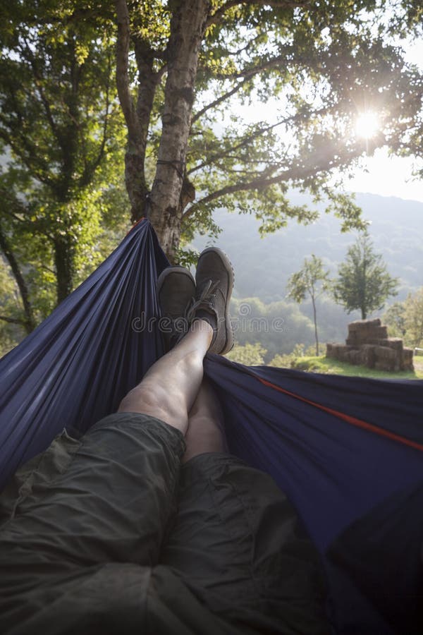 Rest in a hammock stock photo. Image of beautiful, lifestyle - 195005666