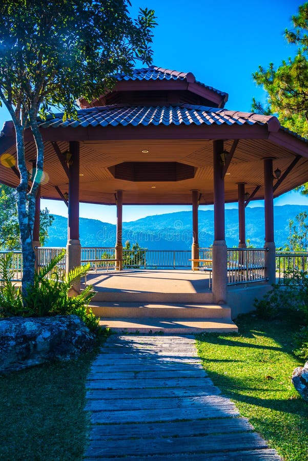 Rest House with Natural View Stock Image - Image of nature, beautiful ...