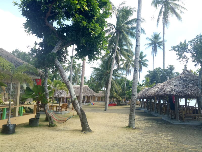 Rest house near the beach stock photo. Image of beach - 157398154