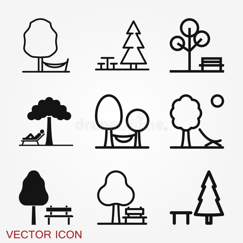 Rest Icon Vector, Flat Icons Isolated on Background Stock Vector ...