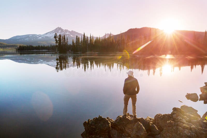 Rest on the lake stock photo. Image of landscape, happiness - 274129056