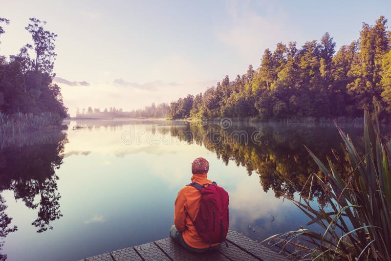 Rest on the lake stock photo. Image of forest, good - 200067176