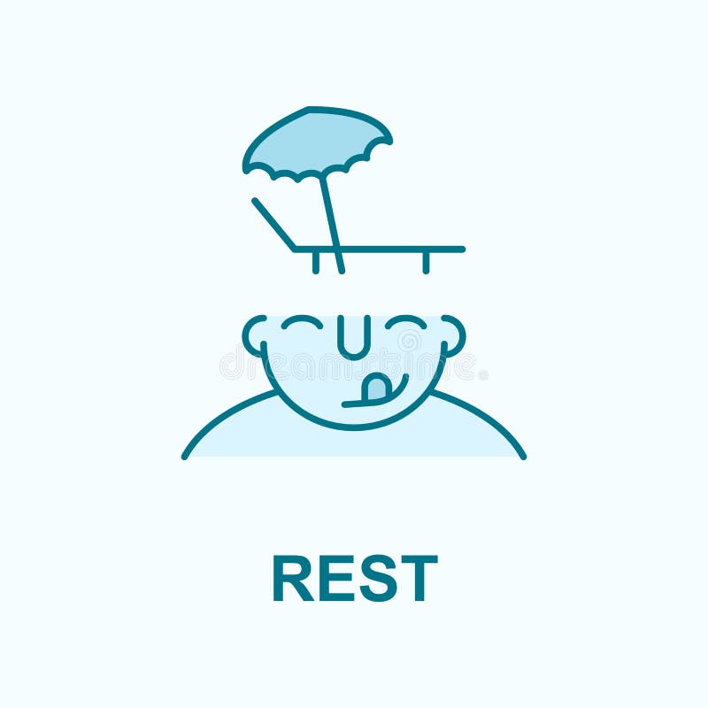 Rest on Mind Icon. Elements of What is in Your Mind in Neon Style Icons ...