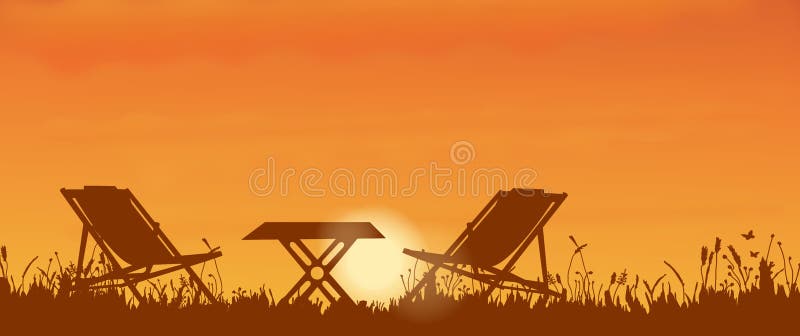 Rest in the nature stock vector. Illustration of outside - 54829719