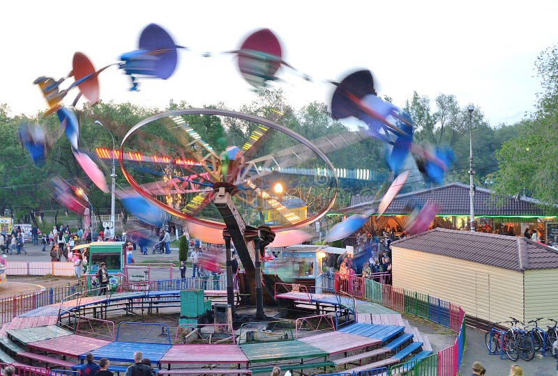 Holiday Fireworks in the Park. Editorial Photo - Image of park ...