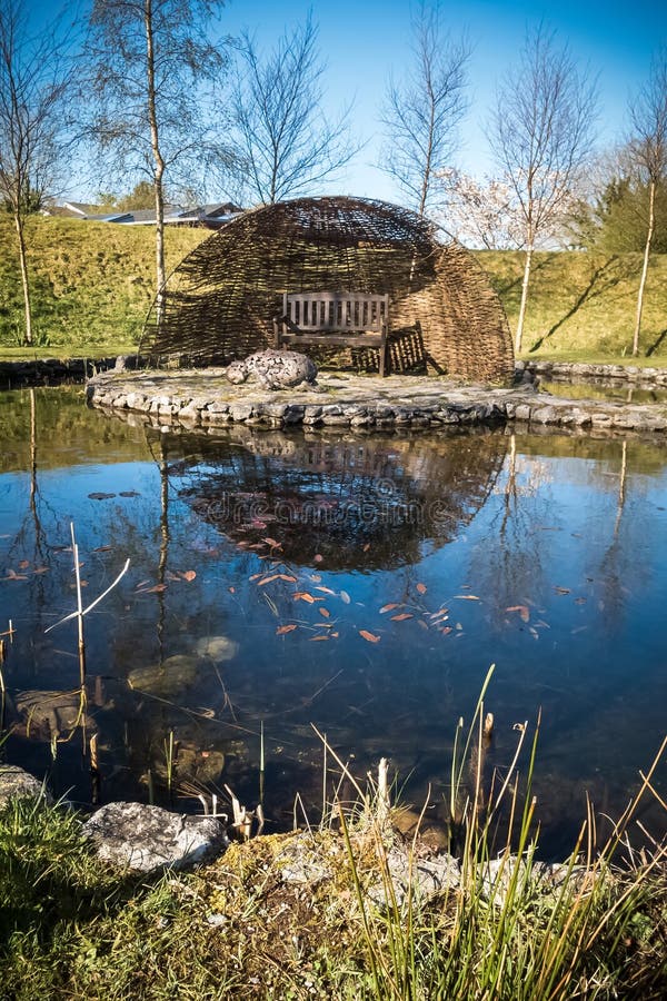 A rest place stock photo. Image of grass, garden, cold - 70705804