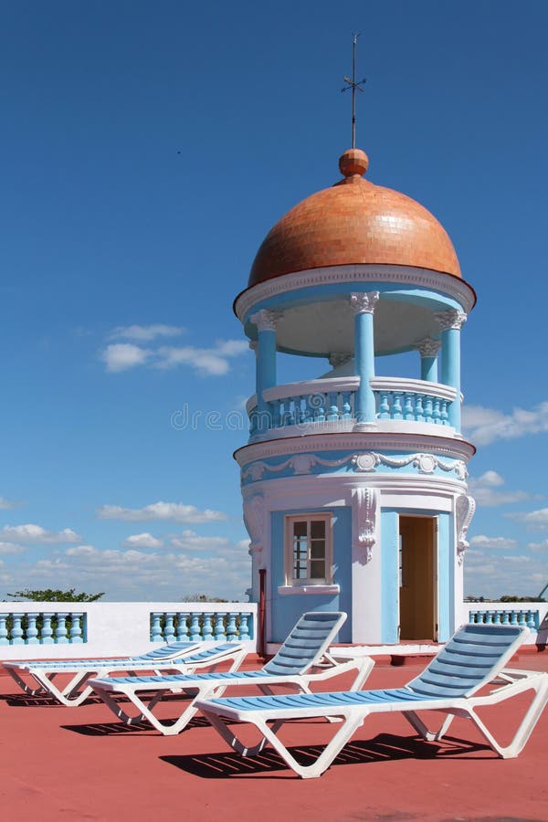 Rest place on the terrace stock image. Image of construction - 39407527