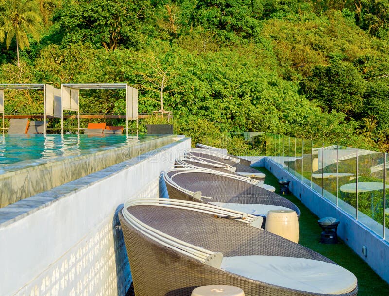 Rest relax area on rooftop stock photo. Image of exterior - 103359410