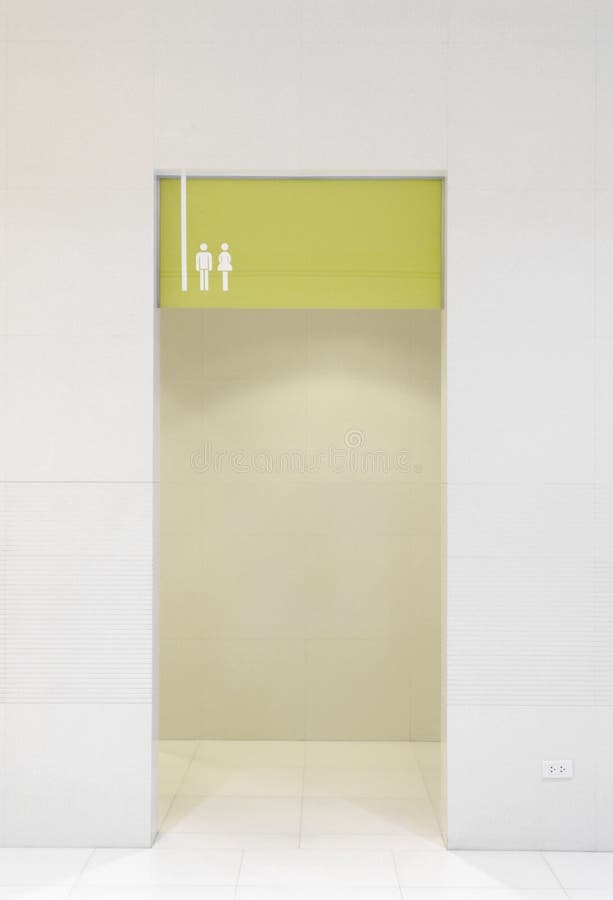 Rest room stock photo. Image of space, door, modern, lavatory - 19903672