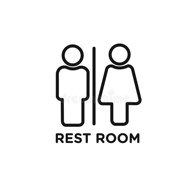 Rest Room Icon Vector Set Collection for Web Stock Vector ...
