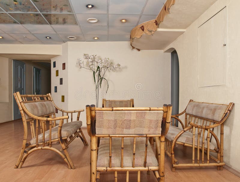 Rest room interior stock photo. Image of decoration, hall - 13009966