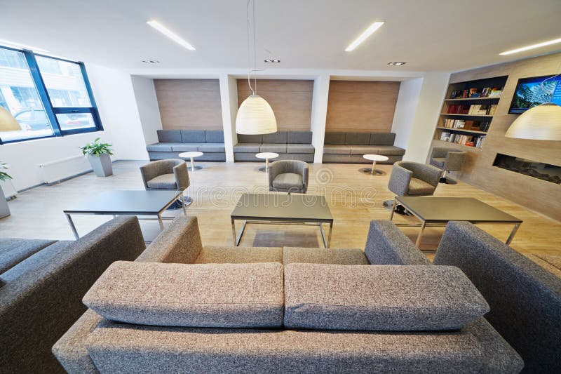 Rest-room at Modern Business Center Stock Image - Image of interior ...