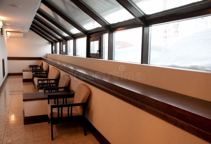 Rest Room in Office Building. Stock Image - Image of luxury ...