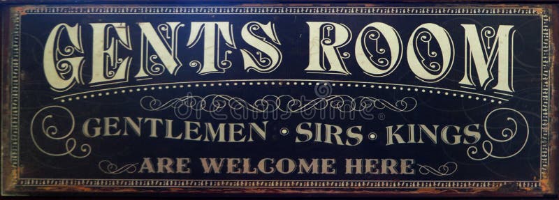 Rest room Sign stock photo. Image of english, gentlemen - 80875308