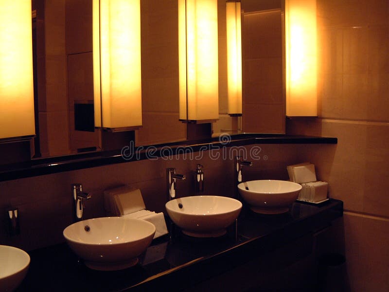 Rest Room Where Hotel is Beautiful Stock Photo - Image of lavatory ...