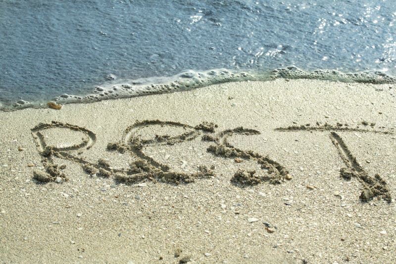 Rest at the sea stock photo. Image of sandy, relaxation - 2086838