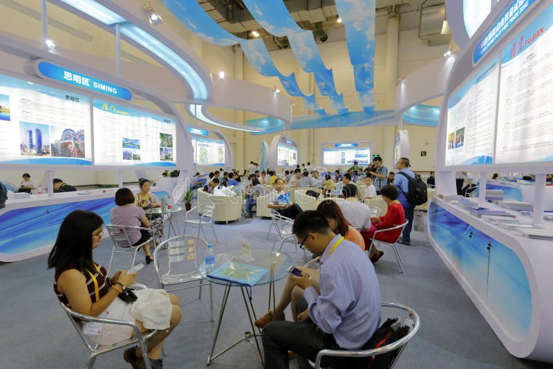 Rest Talk Area in the Xiamen Exhibition Center Editorial Image - Image ...