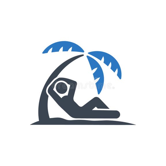 Rest Time Icon stock vector. Illustration of rest, vacation - 361529306
