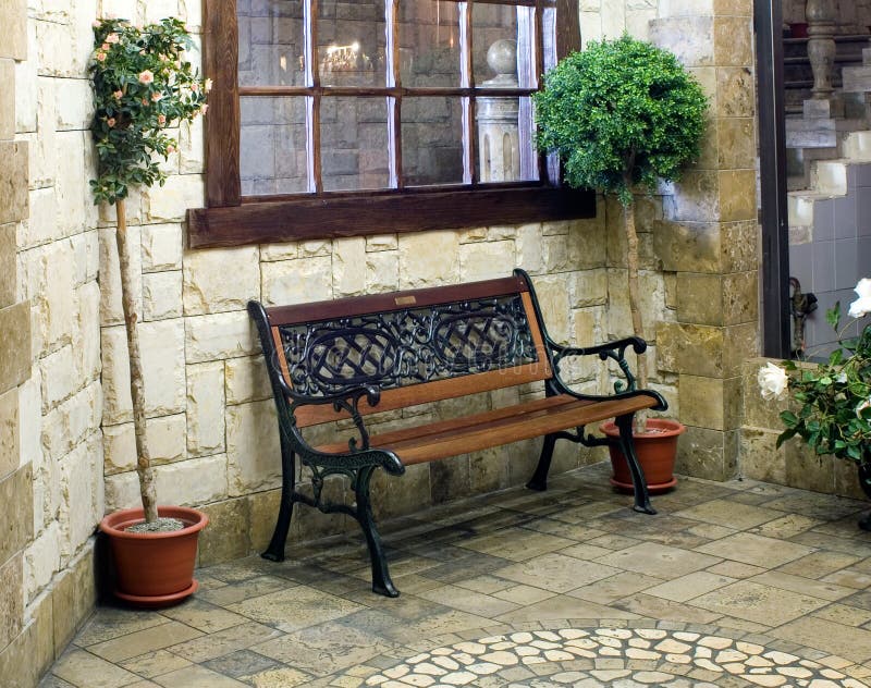 Rest zone stock image. Image of secluded, mosaic, niche - 5358169