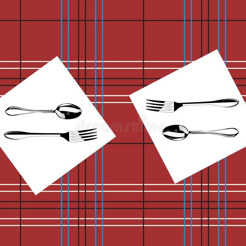 In restaurant stock vector. Illustration of teaspoon - 22266386