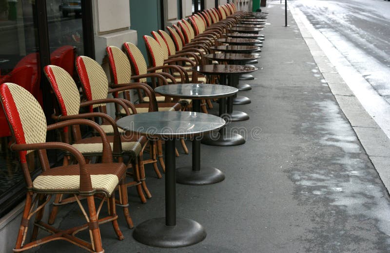 Typical cafe in Paris stock photo. Image of beverage, france - 2539516