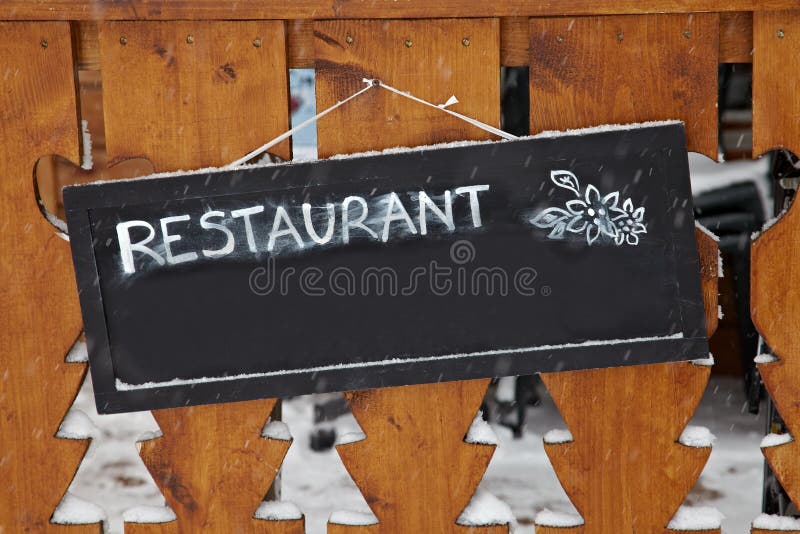 Name the restaurant sign stock photo. Image of concept - 118626374
