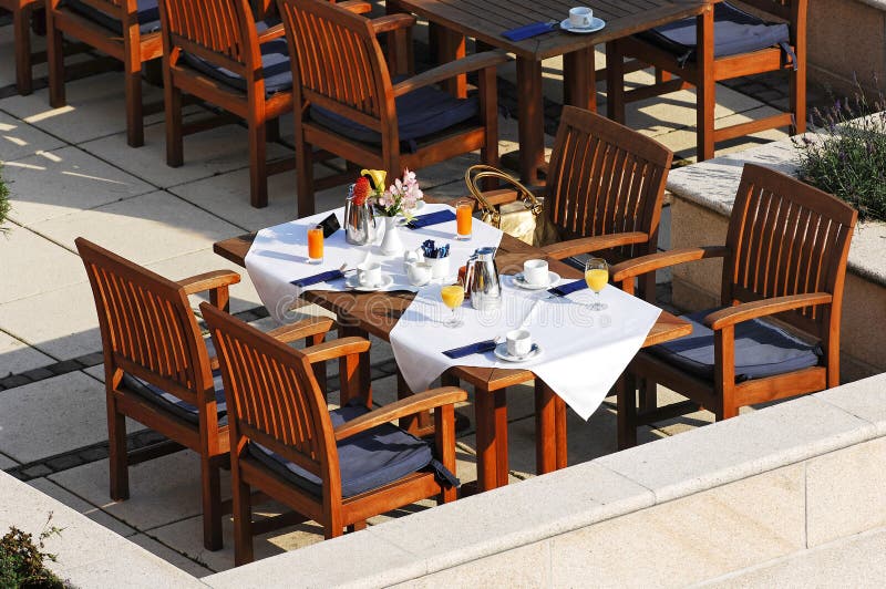 Restaurant table for two stock image. Image of place - 10320405