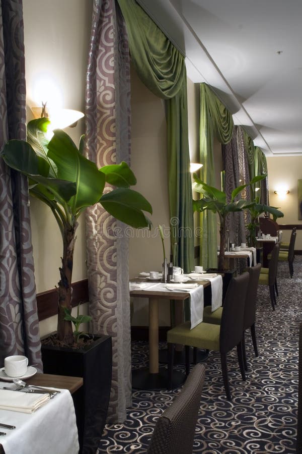 Restaurant in the Morning stock photo. Image of tables, hotel - 65472